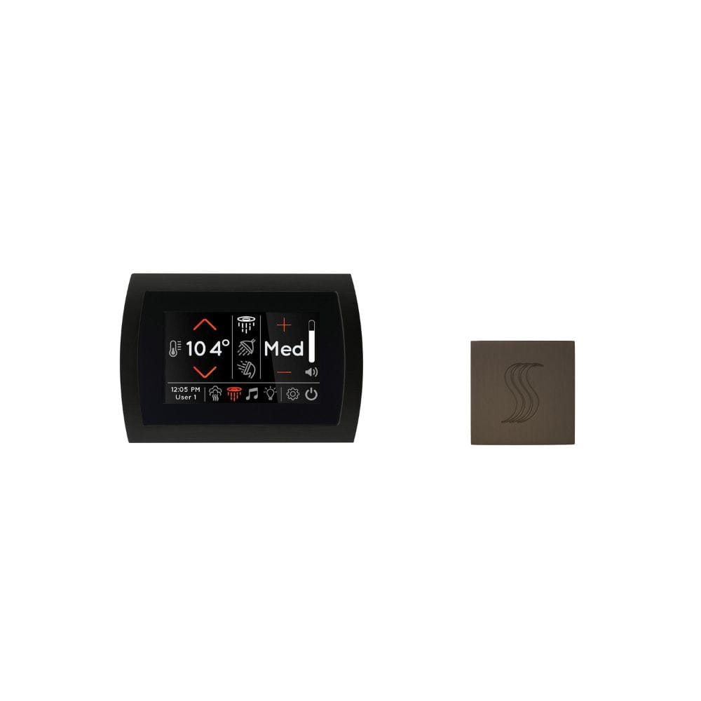 ThermaSol Signatouch Control and Steam Head Kit Square — My Sauna Plus